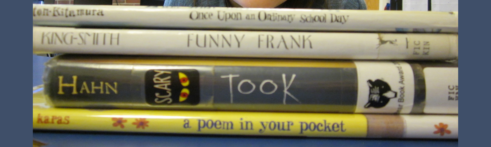 JB S students create book spine poetry to celebrate National Poetry ...